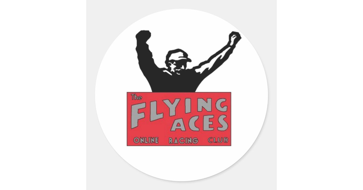Flying Aces Transparent Sticker | Zazzle