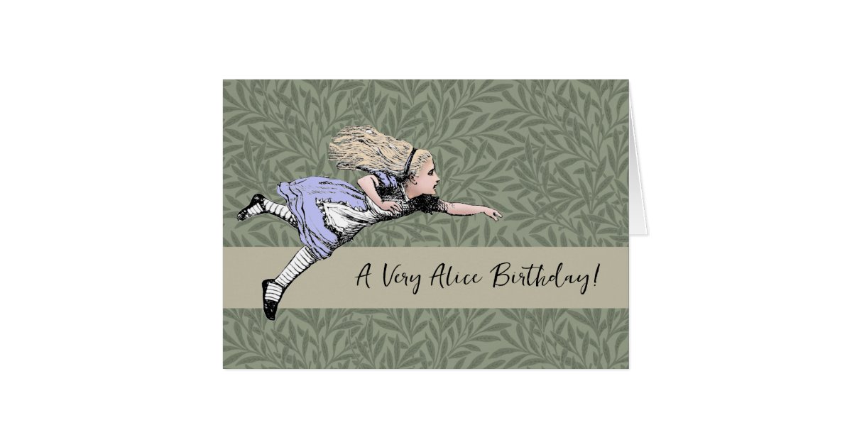Flying Alice in Wonderland Looking Glass | Zazzle