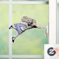 Flying Alice in Wonderland Looking Glass Window Cling | Zazzle