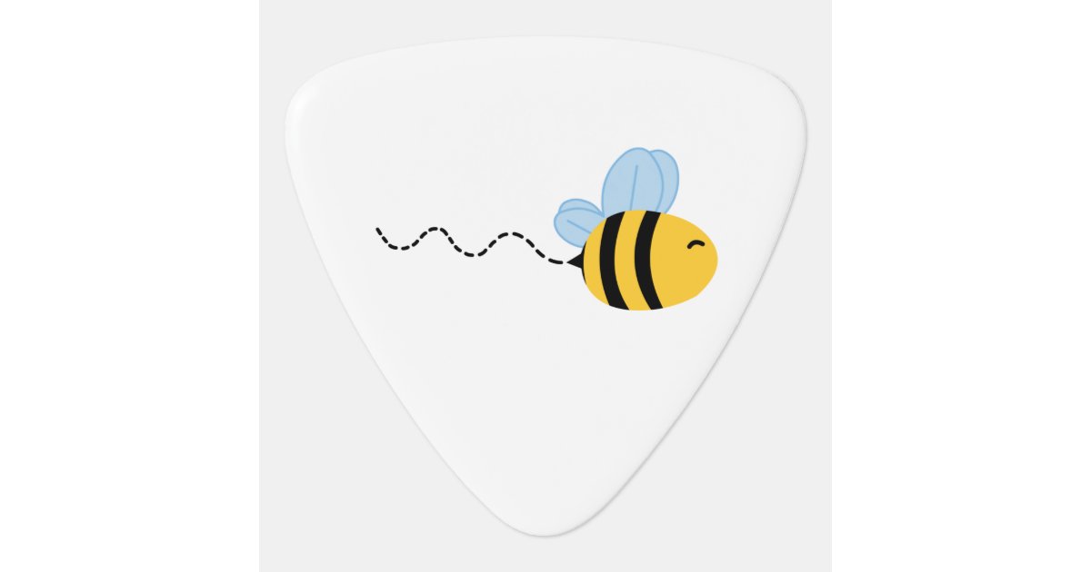 Flying Bee Guitar Pick | Zazzle