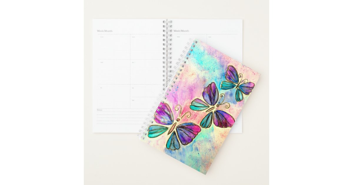 Flying Butterflies Planner | Zazzle