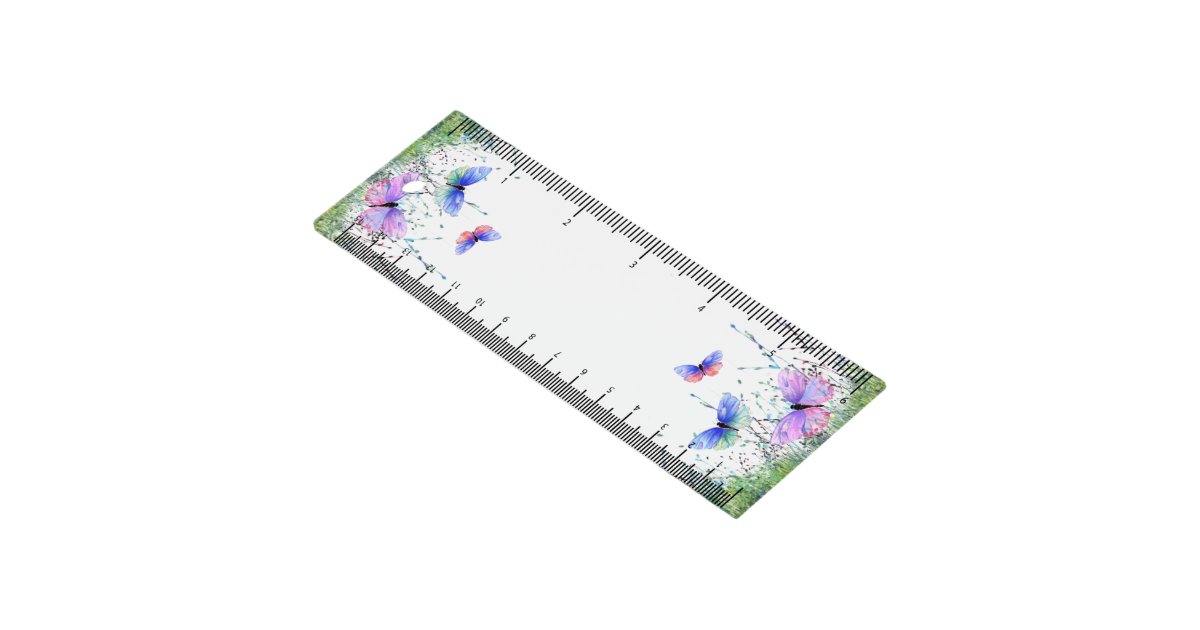 Flying Butterflies Ruler | Zazzle