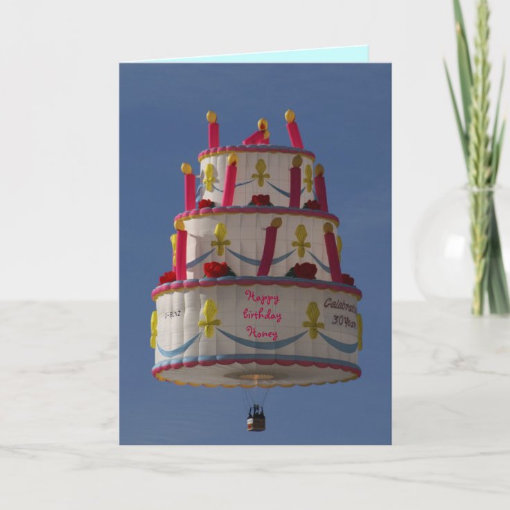 flying cake card | Zazzle