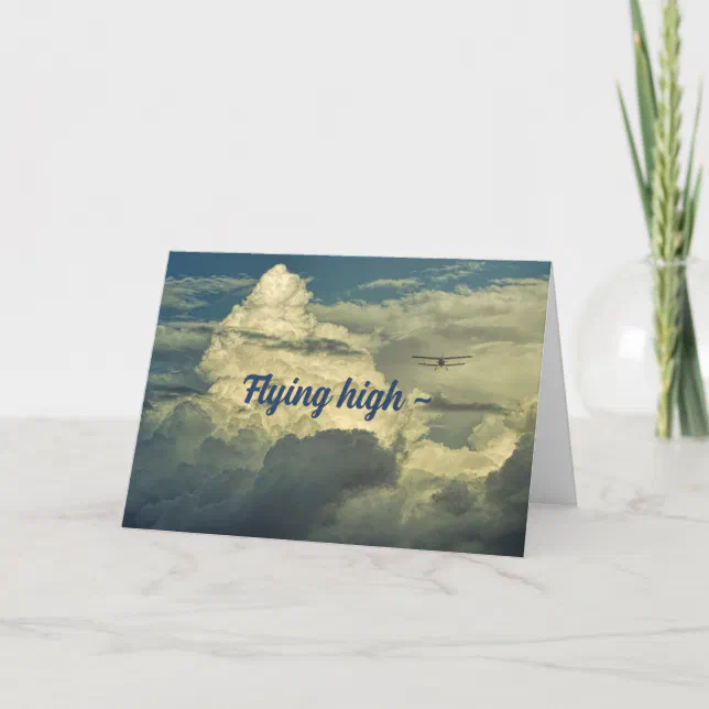 FLYING CONGRATULATIONS CARD | Zazzle