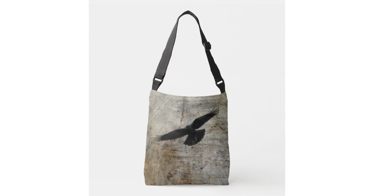Flying Crow Crossbody Bag | Zazzle