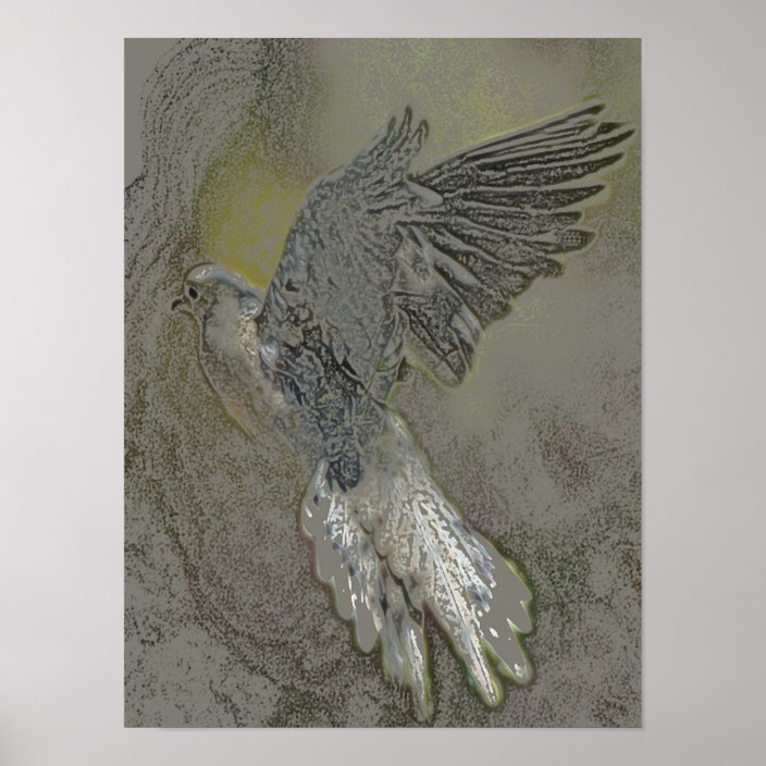 flying dove poster | Zazzle.com