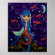 Flying Fish Mermaid Poster | Zazzle