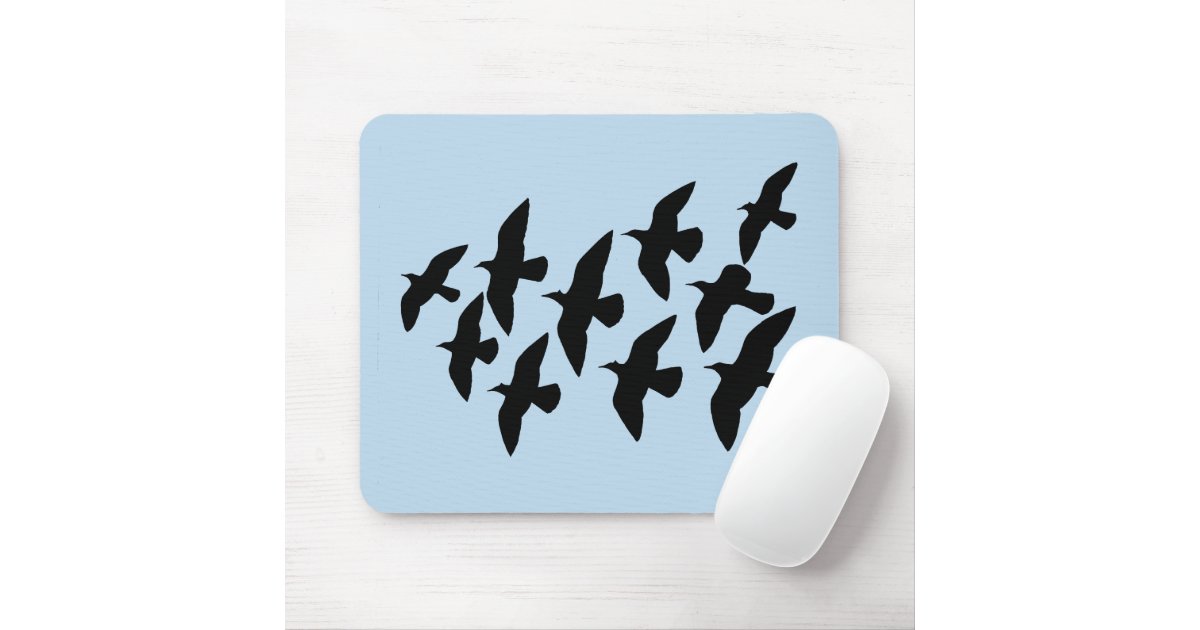 Flying Flight Pigeons Mouse Pad | Zazzle