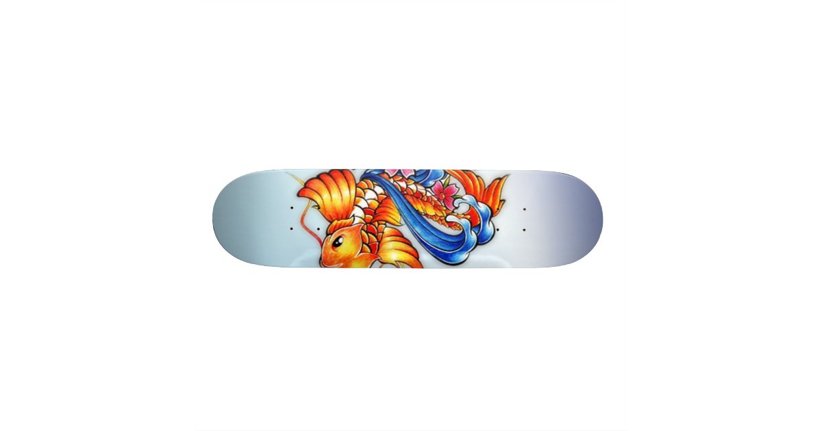 Flying Koi Fish Skateboard Pro | Zazzle.com