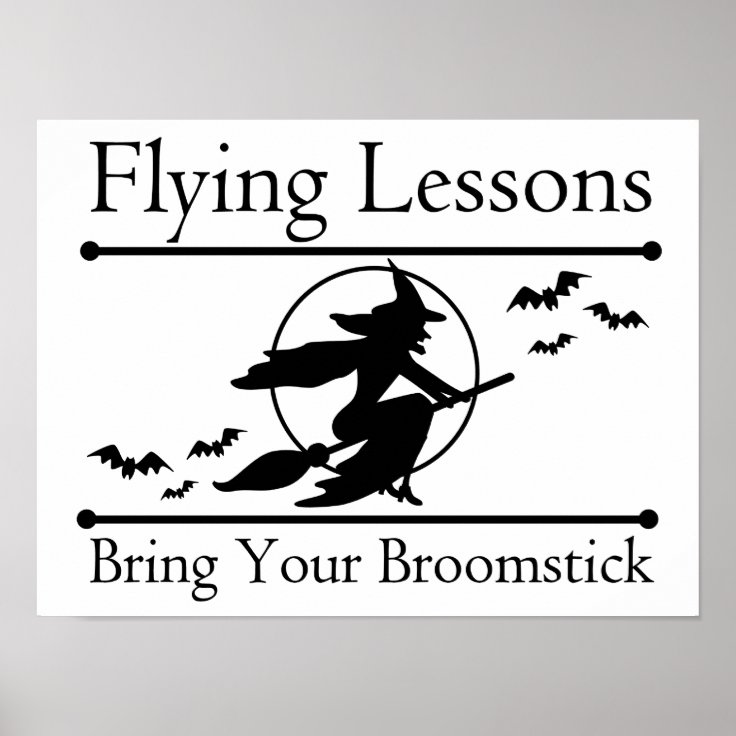 Flying Lessons Poster | Zazzle
