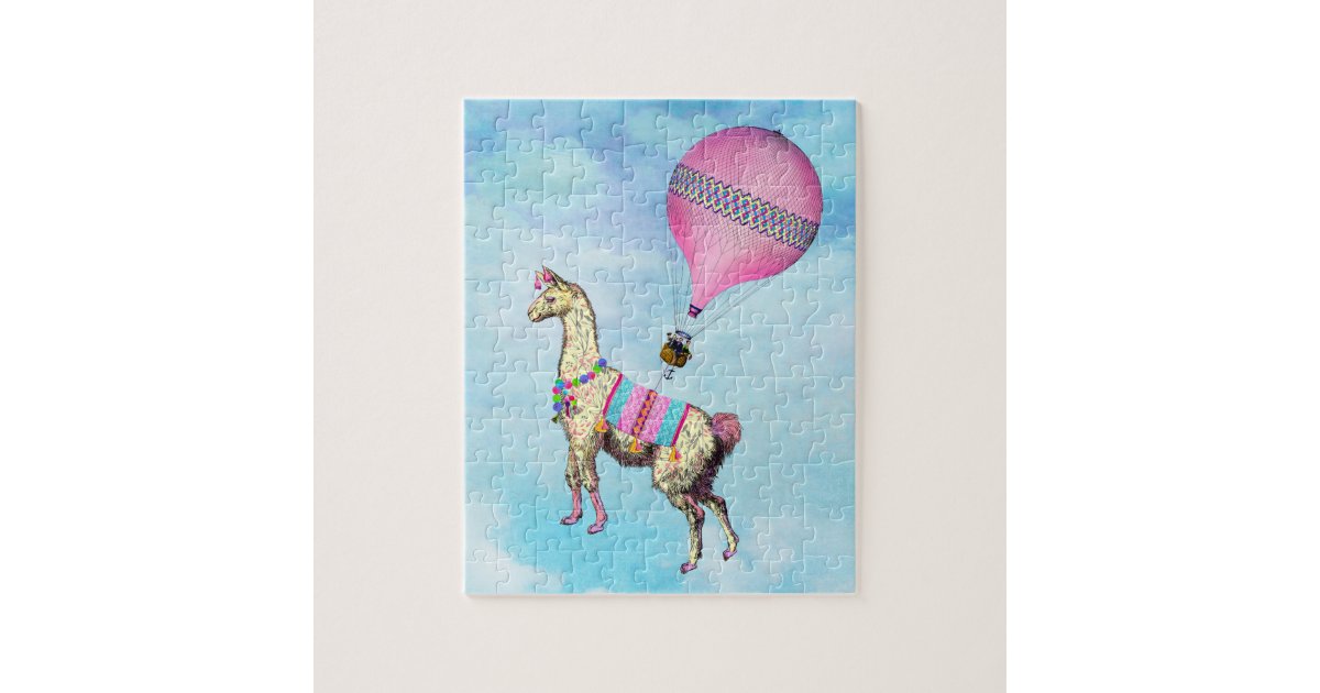 Flying Llama Puzzle | Zazzle