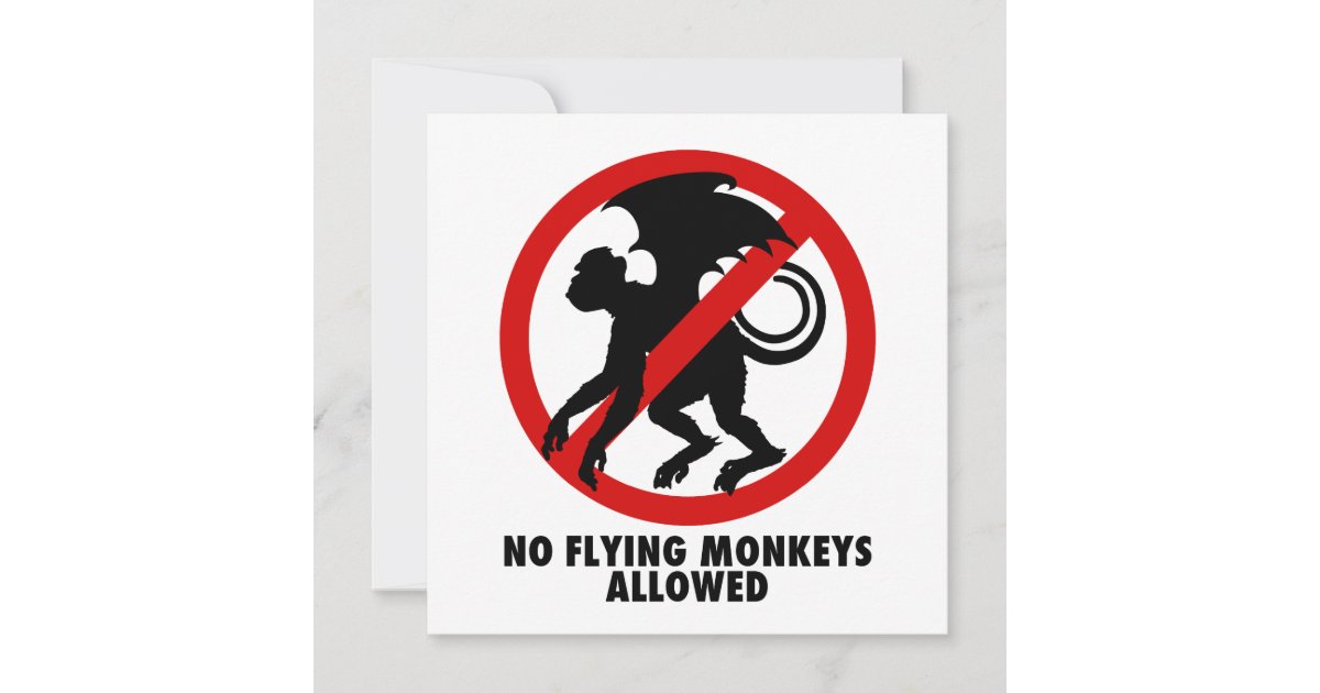 Flying Monkey Party Invitation | Zazzle
