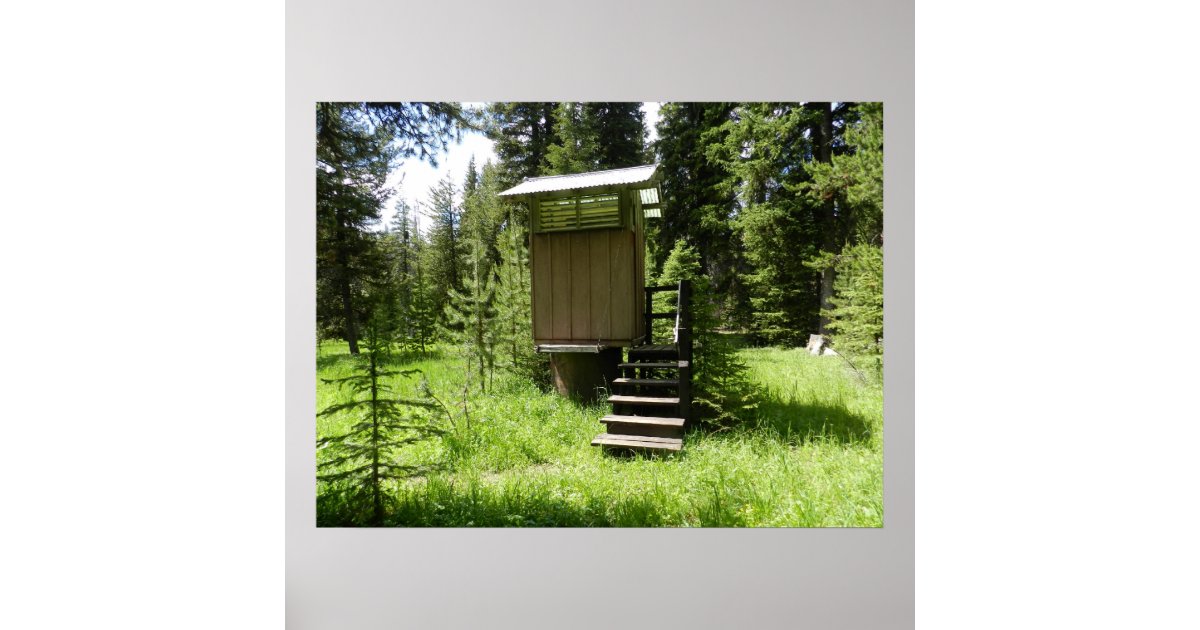 Flying Outhouse Poster | Zazzle