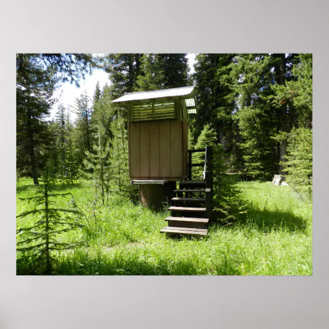 Flying Outhouse Poster | Zazzle