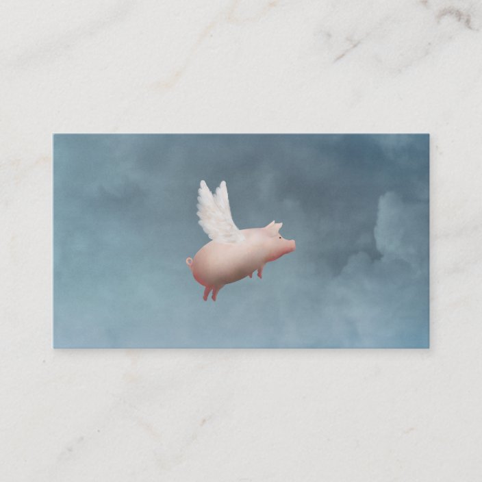 flying pig business card | Zazzle.com