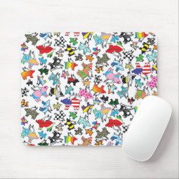 Flying pig mouse pad | Zazzle