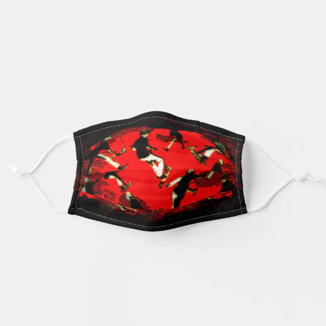 Flying Scooter Mania - Stunt Scooter Tricks Adult Cloth Face Mask | Zazzle