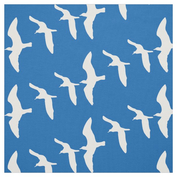 Seagulls Fabric | Zazzle.com