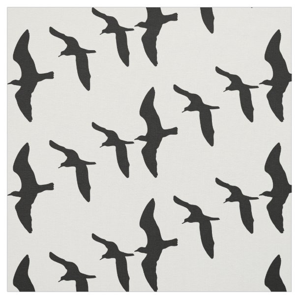 Seagulls Fabric | Zazzle