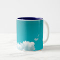 Flying Stingray Two-Tone Coffee Mug | Zazzle