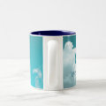 Flying Stingray Two-Tone Coffee Mug | Zazzle