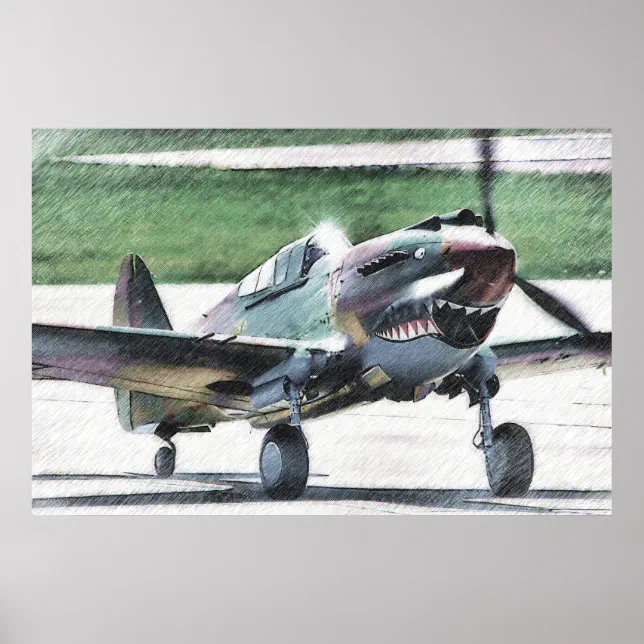 Flying Tiger - AVG Poster | Zazzle