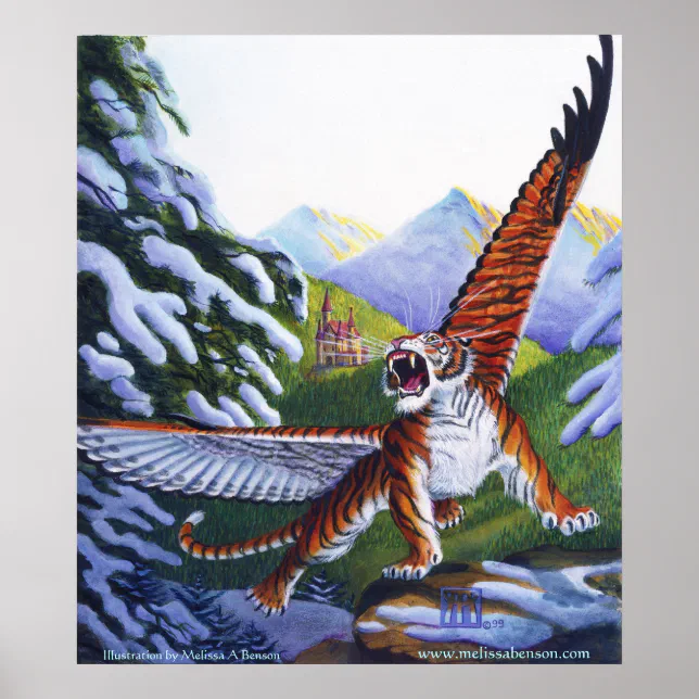 Flying Tiger print | Zazzle