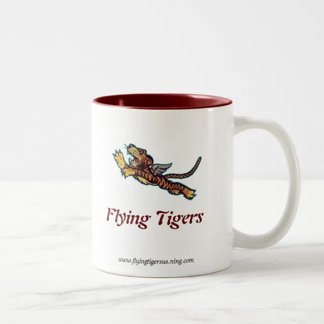 Flying Tigers Pilot Mug - Left Handed | Zazzle
