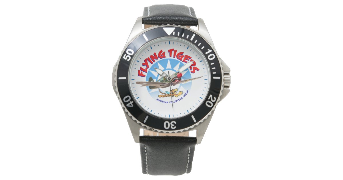 Flying Tigers Watch | Zazzle