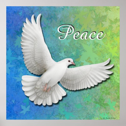 Flying White Peace Dove Print | Zazzle.com Flying White Peace Dove Print | Zazzle.com