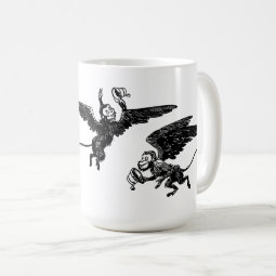 Flying Winged Monkey Mug Wizard of Oz cup | Zazzle
