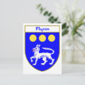 Flynn Coat of Arms/Family Crest Postcard | Zazzle