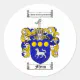 FLYNN FAMILY CREST - FLYNN COAT OF ARMS CLASSIC ROUND STICKER | Zazzle