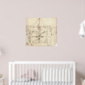 Flywheel Mechanical Drawing Leonardo da Vinci Poster | Zazzle