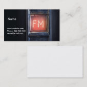 FM radio Business Card | Zazzle
