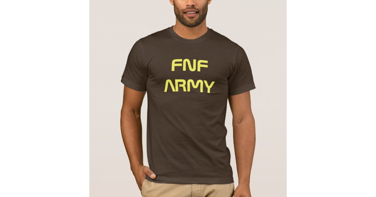 FNF ARMY T-Shirt | Zazzle
