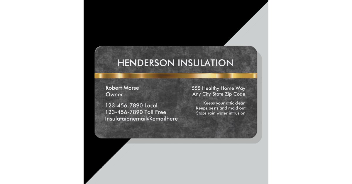 Foam Insulation Business Cards | Zazzle