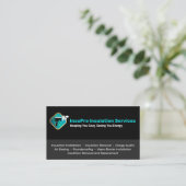 Foam Insulation Contractor Installer Business Card | Zazzle