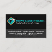 Foam Insulation Contractor Installer Business Card | Zazzle