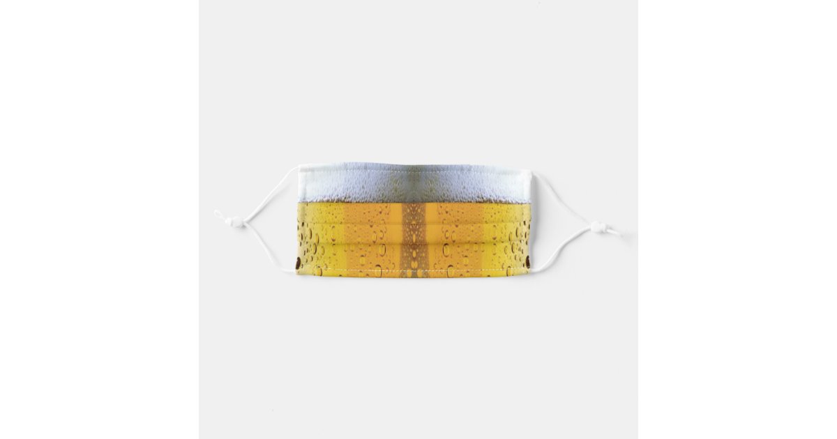 Foaming Beer Face Mask | Zazzle