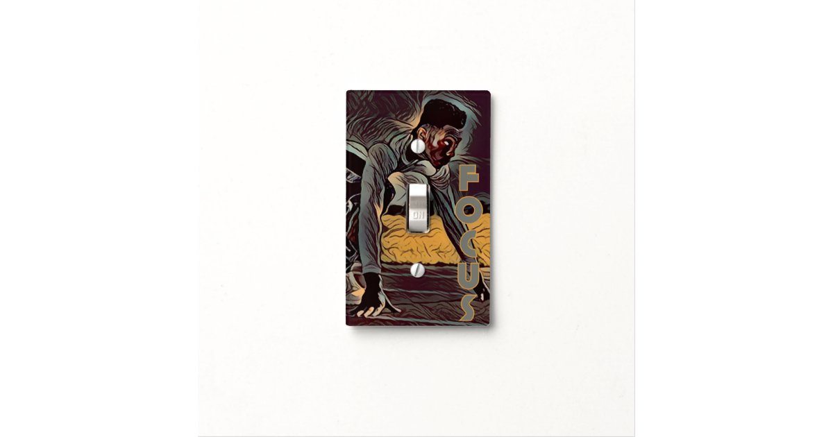 Focus African American Man Light Switch Cover | Zazzle