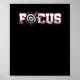 Focus Archery Archer Bullseye Bow And Arrow Poster | Zazzle