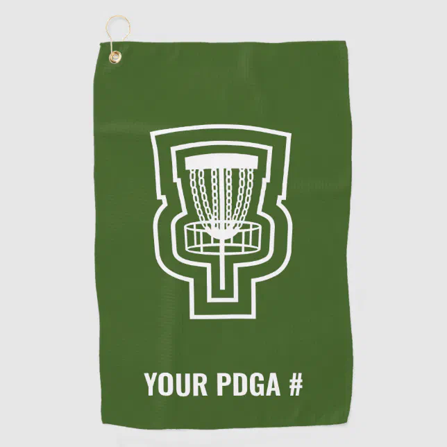 Focus Disc Golf Towel with PDGA # | Zazzle