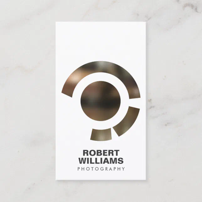 FOCUS LOGO IV for PHOTOGRAPHER Business Card | Zazzle