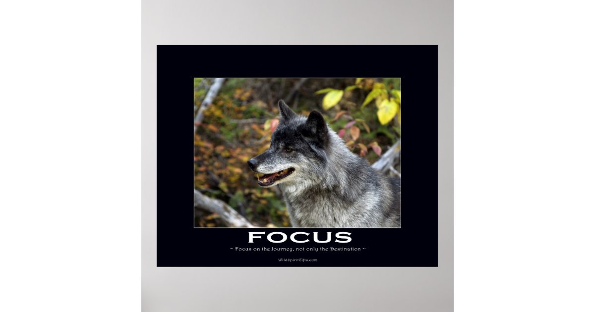 FOCUS Motivational Poster | Zazzle