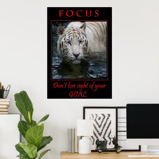 Focus Motivational Poster | Zazzle