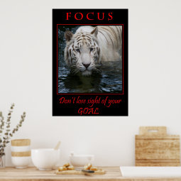 Focus Motivational Poster | Zazzle