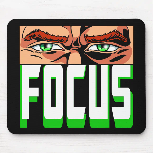 FOCUS MOUSE PAD | Zazzle