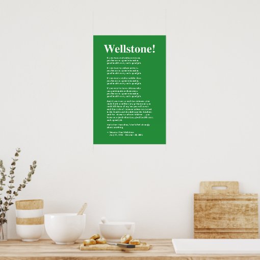 Focus on a good education, Wellstone 16x24 Poster | Zazzle
