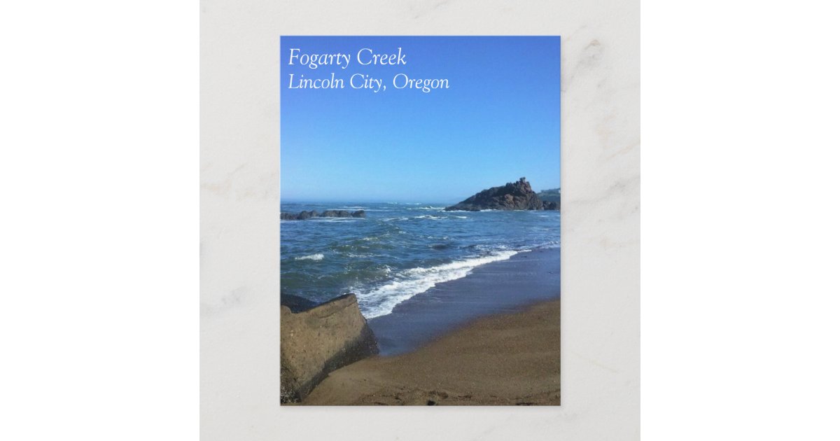 Fogarty Creek, Oregon Postcard | Zazzle